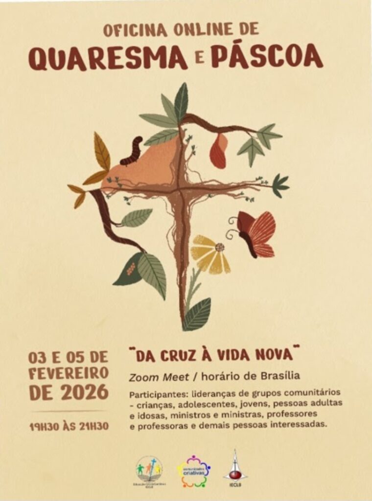 Da cruz à vida nova: estão abertas as inscrições para a Oficina ...